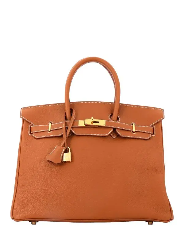 HERMES Birkin Handbag Togo 35 - Gold