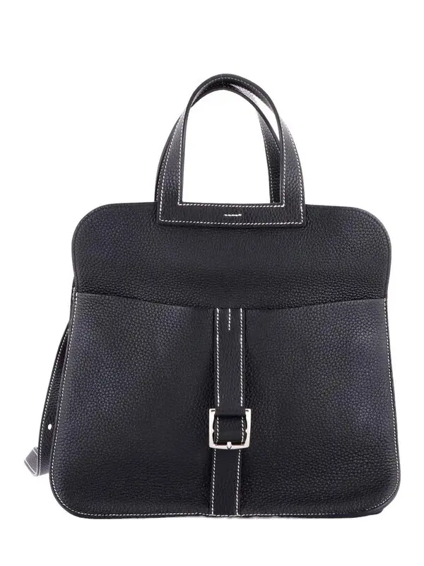HERMES Halzan Bag Clemence 31 - Noir