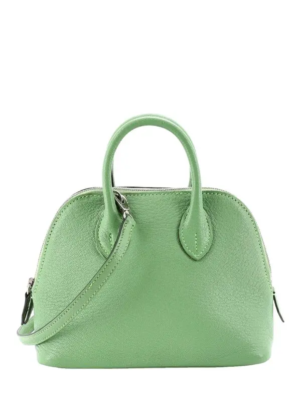HERMES Bolide 1923 Bag Chevre Mysore Mini - Vert Criquet