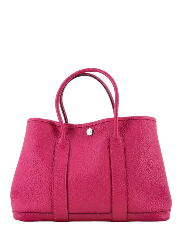 HERMES Garden Party 30 Tote Leather - Rose Pourpre