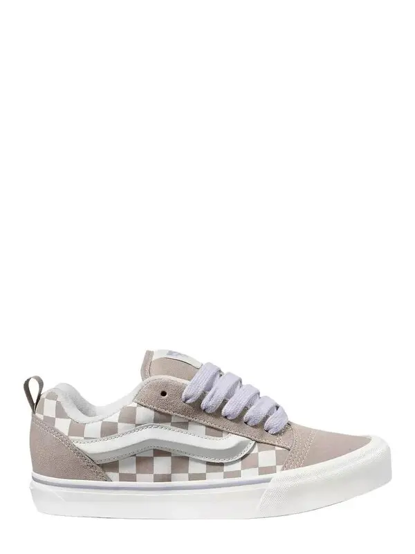 VANS Checkerboard Knu Skool Trainers - Neutrals