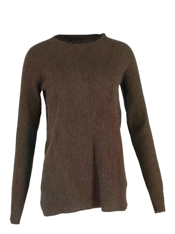 HAIDER ACKERMANN Crewneck Wool Sweater - Brown