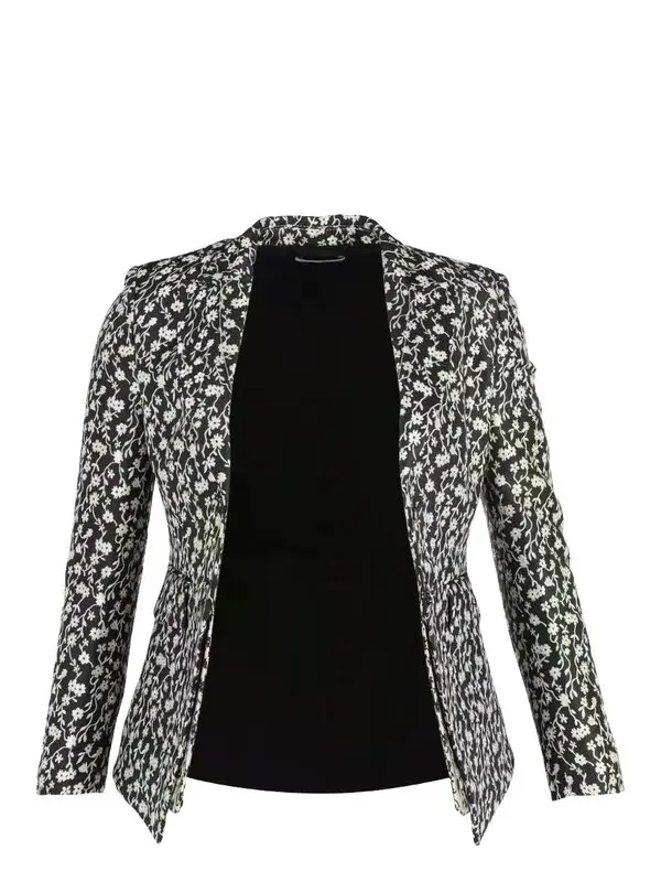Altuzarra Floral-jacquard Jacket - Black