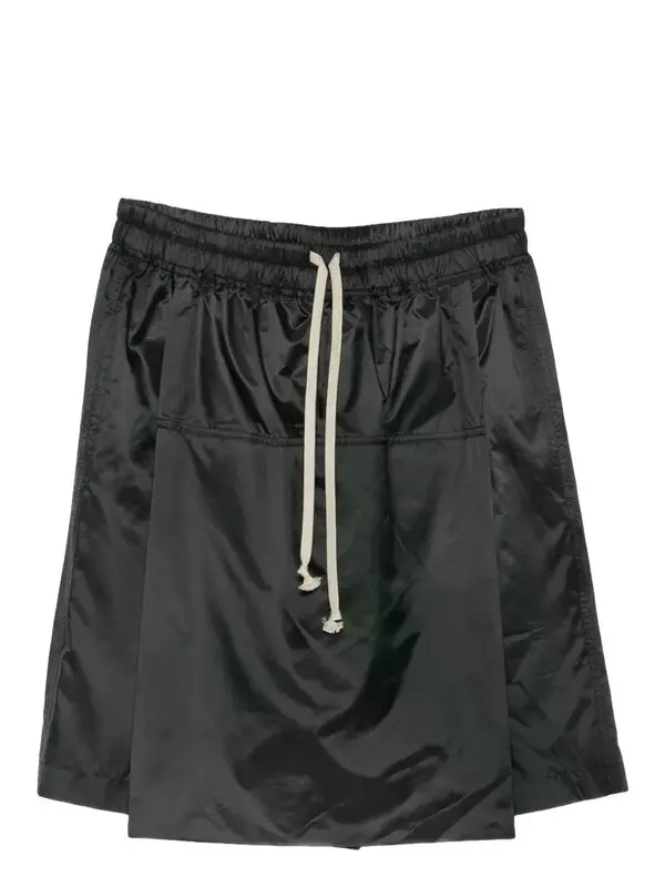 MONCLER + RICK OWENS Kilt Elasticated Shorts - Black