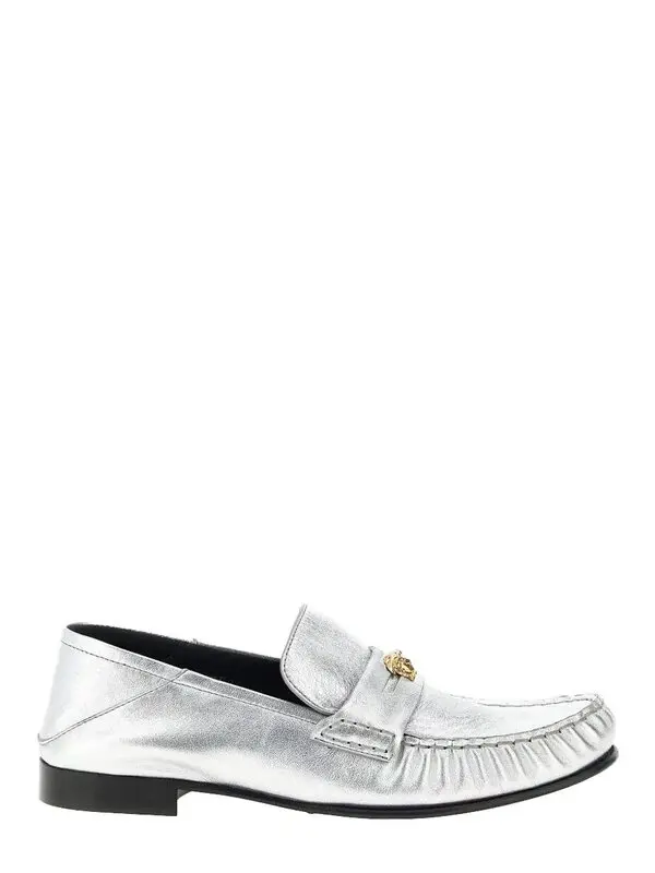 Versace La Medusa Loafers - Silver
