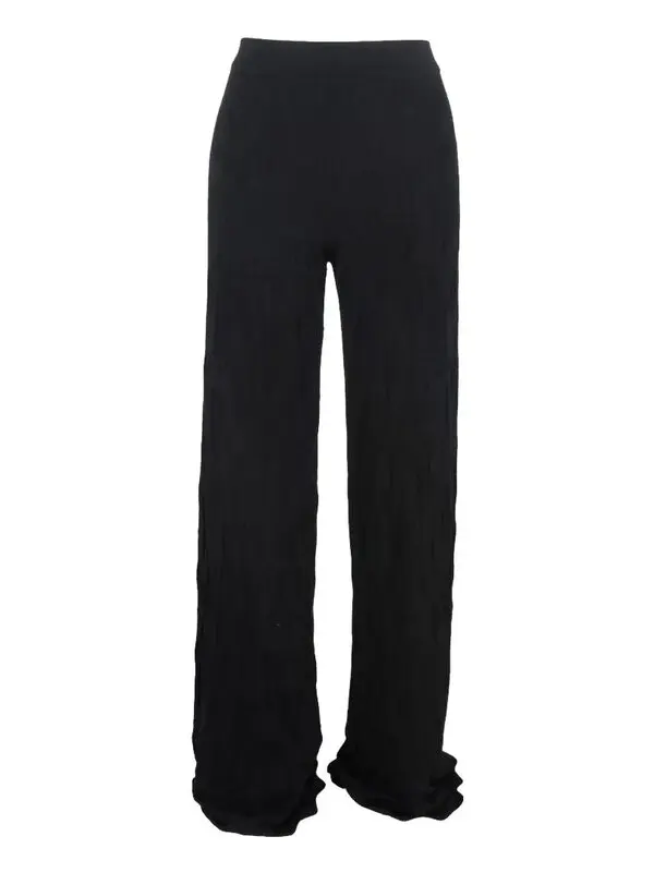 Missoni Textured Wool Trousers - Black