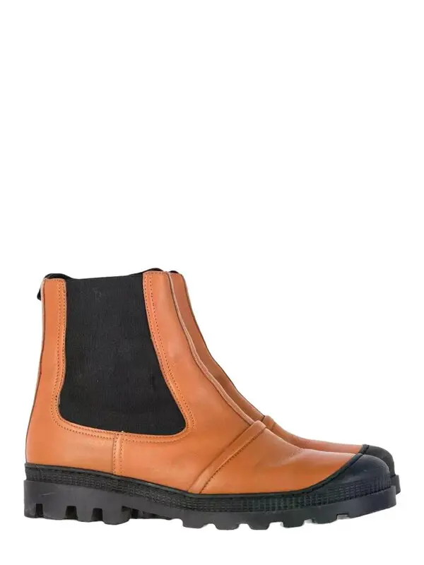 Loewe Leather Chelsea Boots - Brown