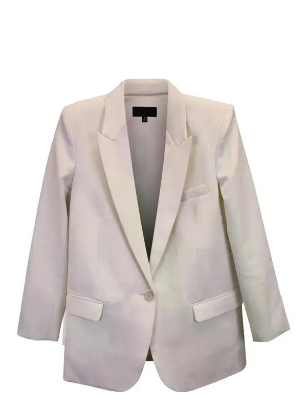 NILI LOTAN Single-breasted Blazer - White