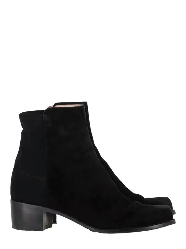 STUART WEITZMAN Round-toe Ankle Boots - Black