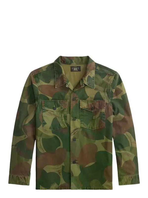 Ralph Lauren Buttoned Camouflage Shirt - Green