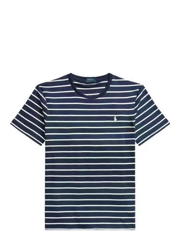 Polo Ralph Lauren Striped-pattern T-shirt - Blue