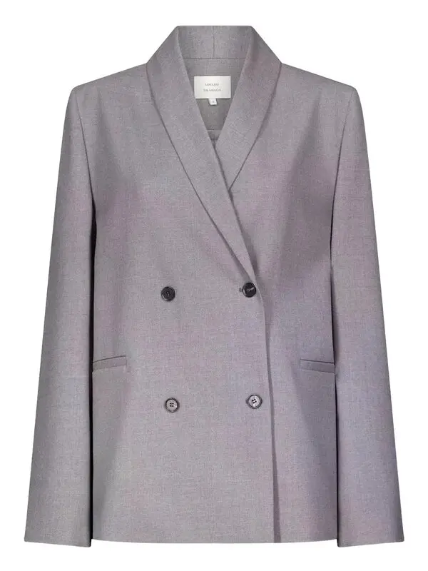 Loulou De Saison Double-breasted Blazer - Grey