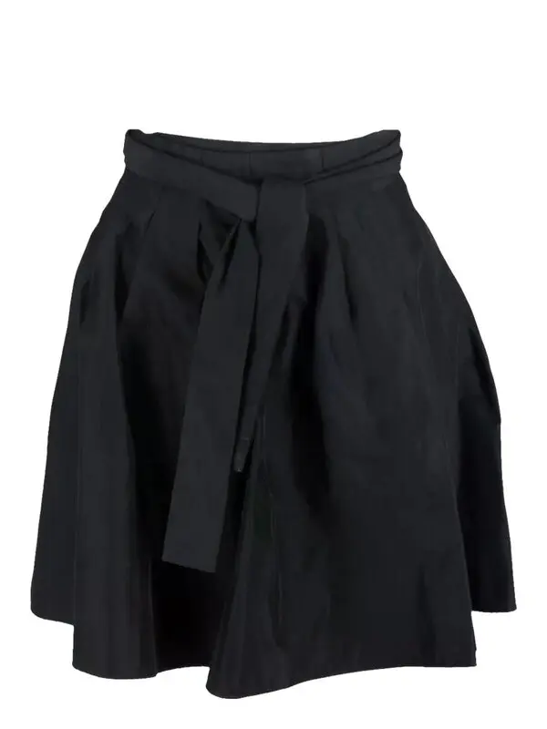 JOSEPH Tie-belt Mini Skirt - Black