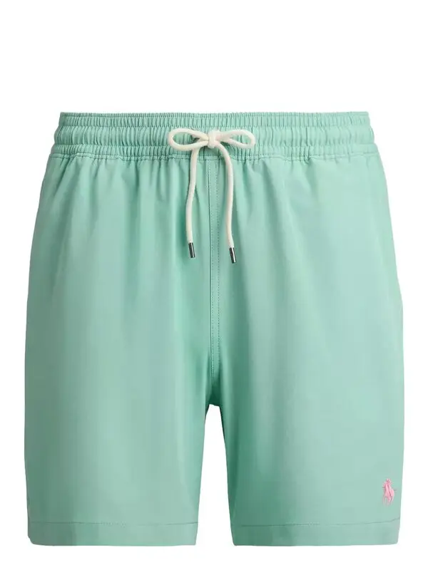 Polo Ralph Lauren Embroidered Drawstring Swim Shorts - Green