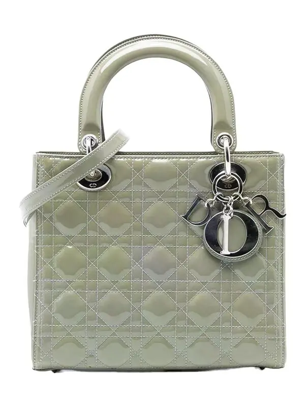 Dior 2015 Medium Lady Satchel - Green