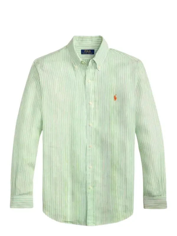 Polo Ralph Lauren Striped Buttoned Shirt - Green