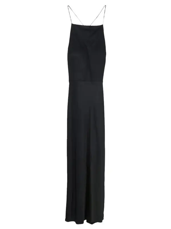 JASON WU Thin Strap Silk Gown - Black