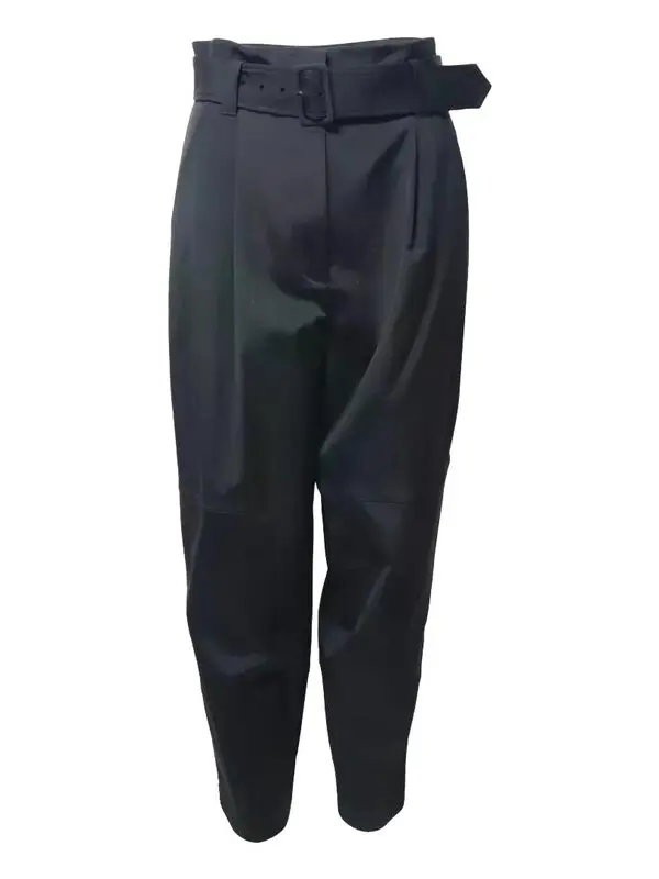 A.L.C. Belted Tapered Trousers - Black