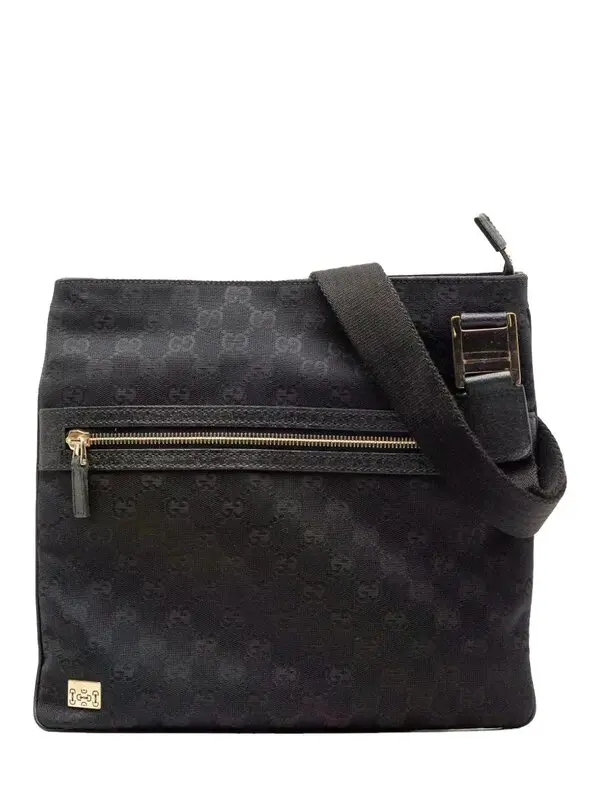 Gucci Gg Canvas Pop Crossbody Bag 2000-2015 - Black