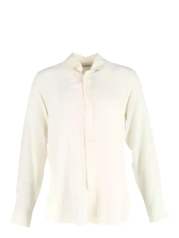 Saint Laurent Silk Shirt - White
