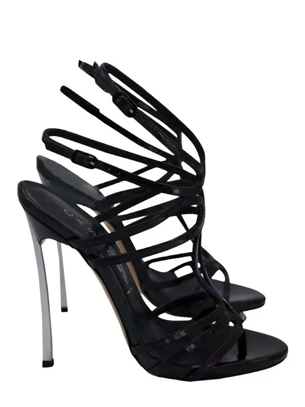 Casadei Blade Strappy Sandals - Black