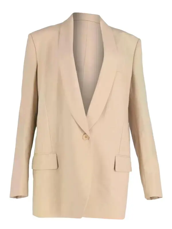 Stella McCartney Single-breasted Wool Blazer - Neutrals