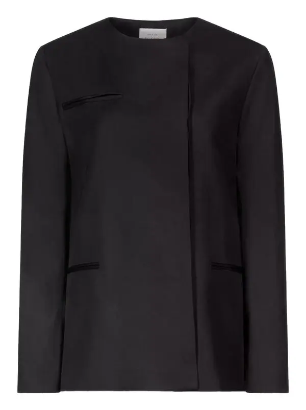 Loulou De Saison Bono Asymmetric Jacket - Black