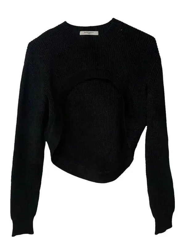 Givenchy Long-sleeve Round-neck Sweater - Black
