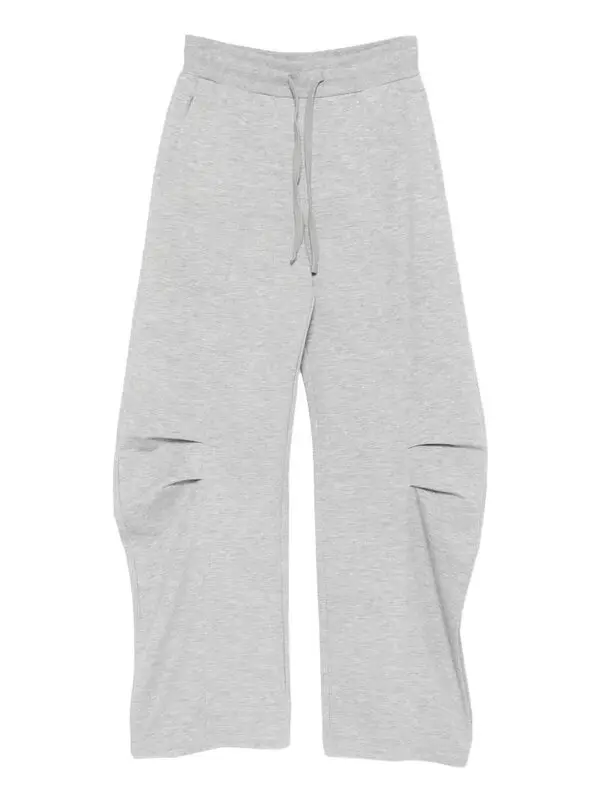 Patrizia Pepe Oversized Fleece Track Pants - Grey