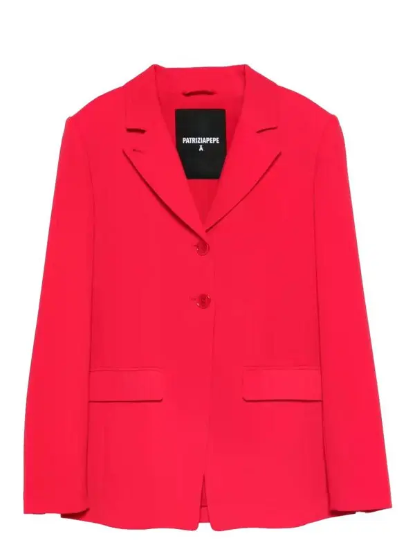 Patrizia Pepe Tailored Blazer - Red