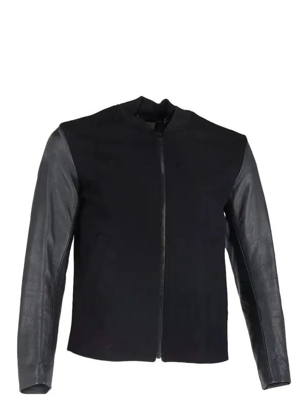 Sandro Zipped Panelled Jacket - Black