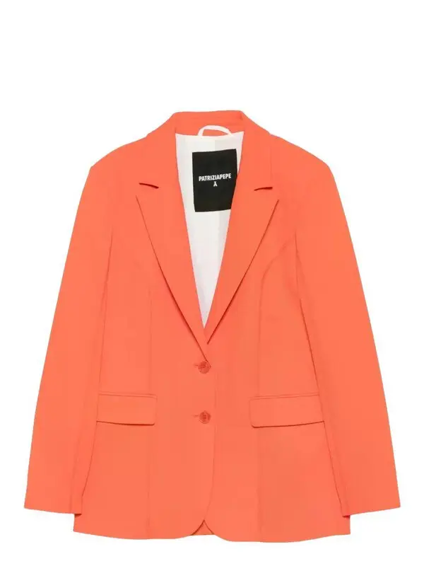 Patrizia Pepe Pocket Blazer - Orange