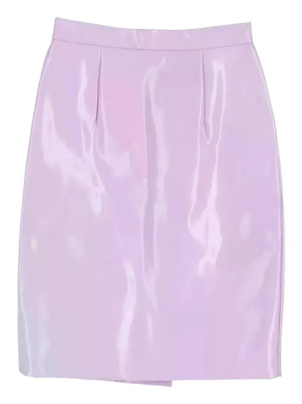 Miu Miu Pencil Midi Skirt - Purple
