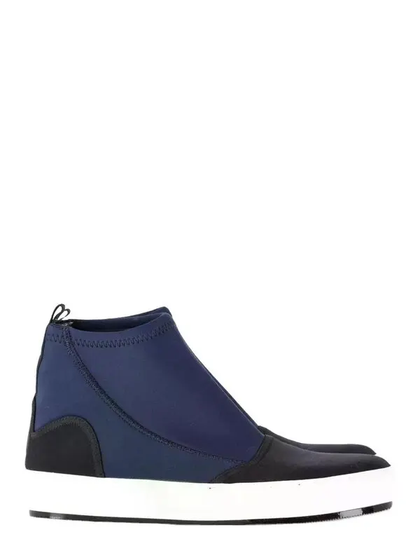 Marni Neoprene Round-toe Sneaker Boots - Blue