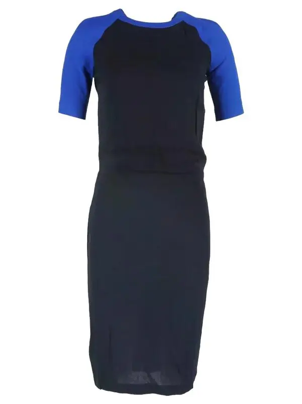 A.L.C. Colour-block Midi Dress - Black