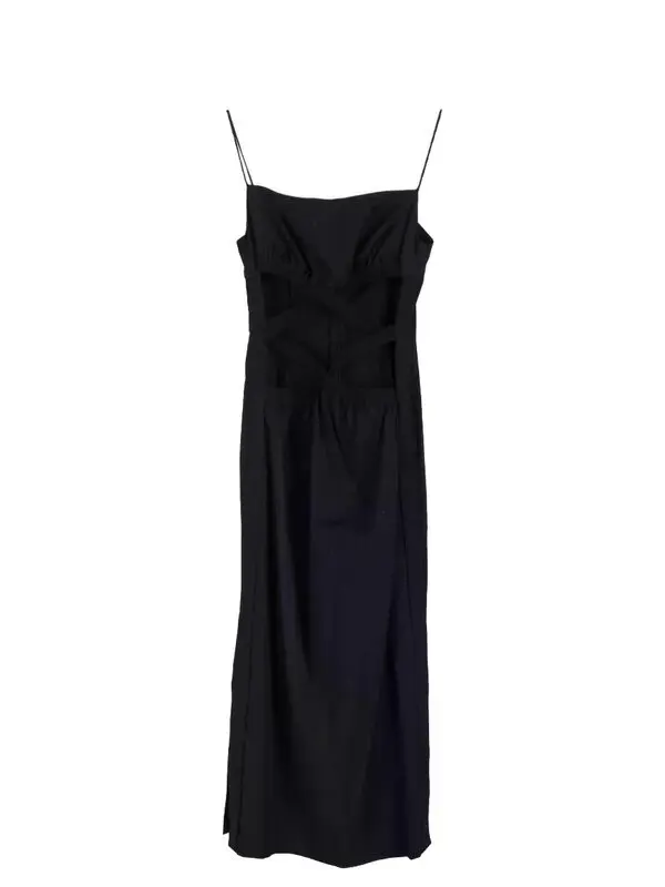 Christopher Esber Cutout Shirred Maxi Dress - Black
