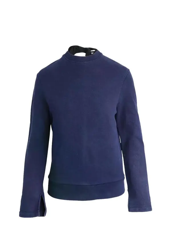 JOSEPH Tie-detail Sweatshirt - Blue