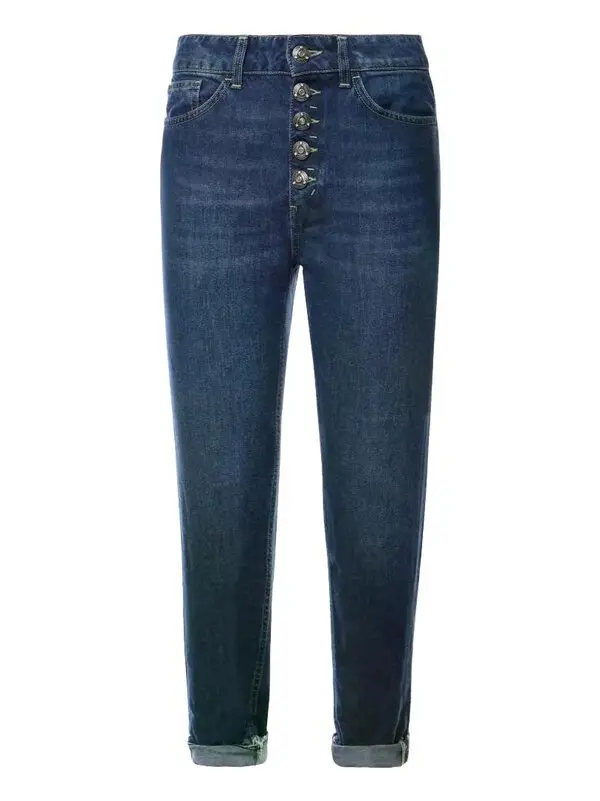 DONDUP Buttoned Five-pocket Jeans - Blue