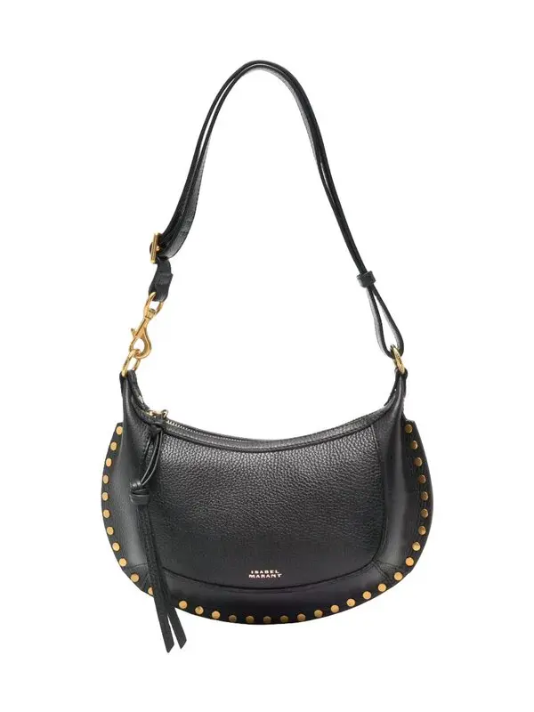 Isabel Marant Oskan Studded Shoulder Bag - Black