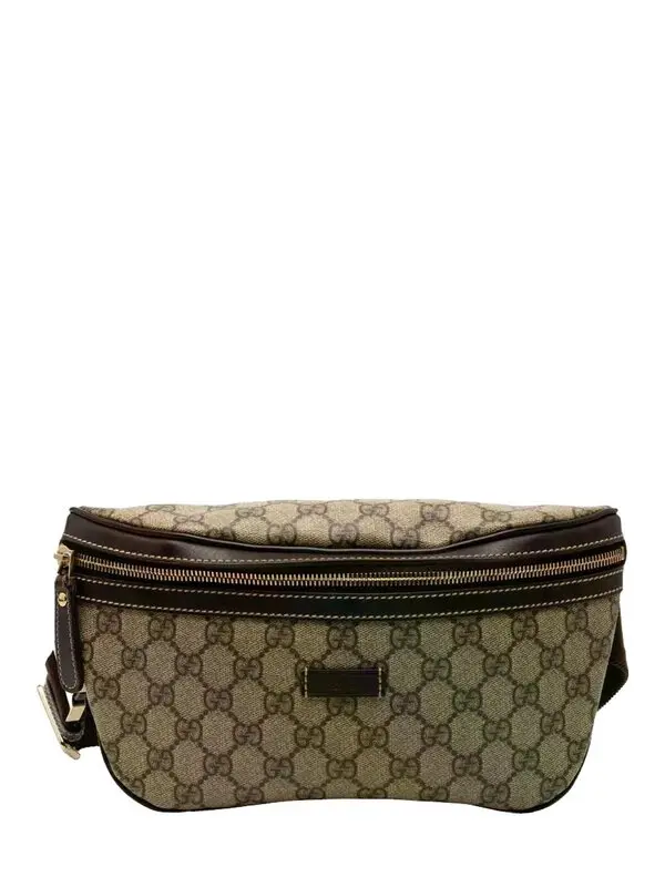 Gucci Gg Supreme Belt Bag - Brown