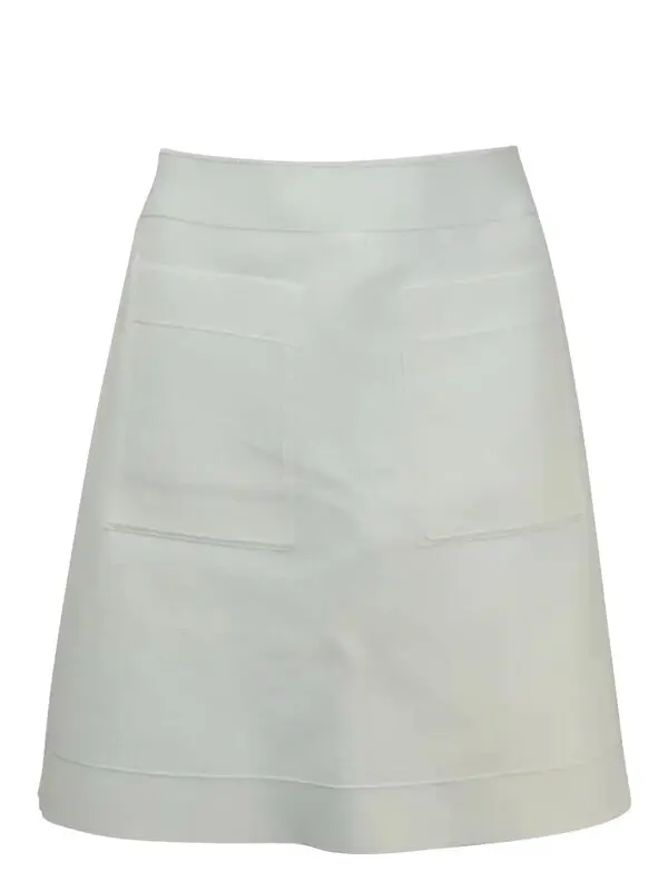 Sandro Elanna Patch-pocket Mini Skirt - White