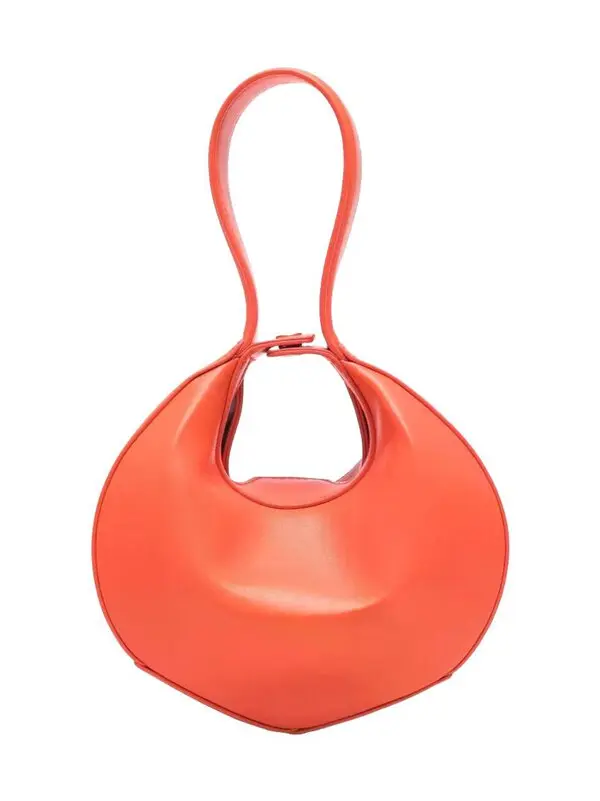 Patrizia Pepe Small Hobo Bangle Tote Bag - Orange