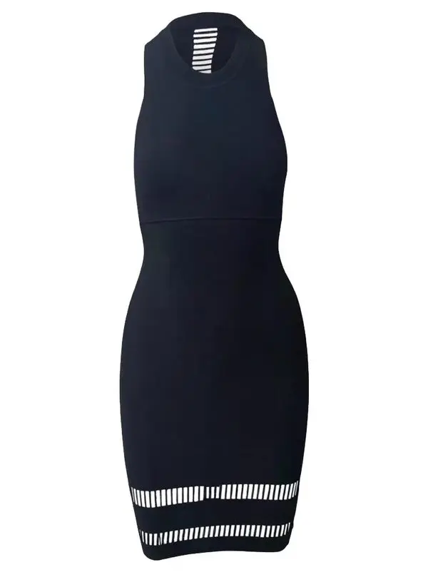 ALEXANDER WANG Halter Hem Dress - Black