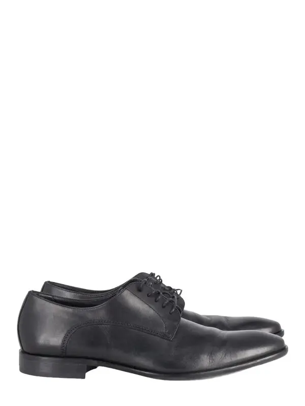 BOSS Leather Lace-up Derby Shoes - Black