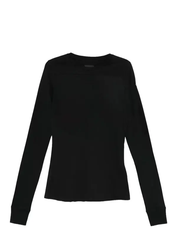 MONCLER + RICK OWENS Long-sleeved Girder T-shirt - Black