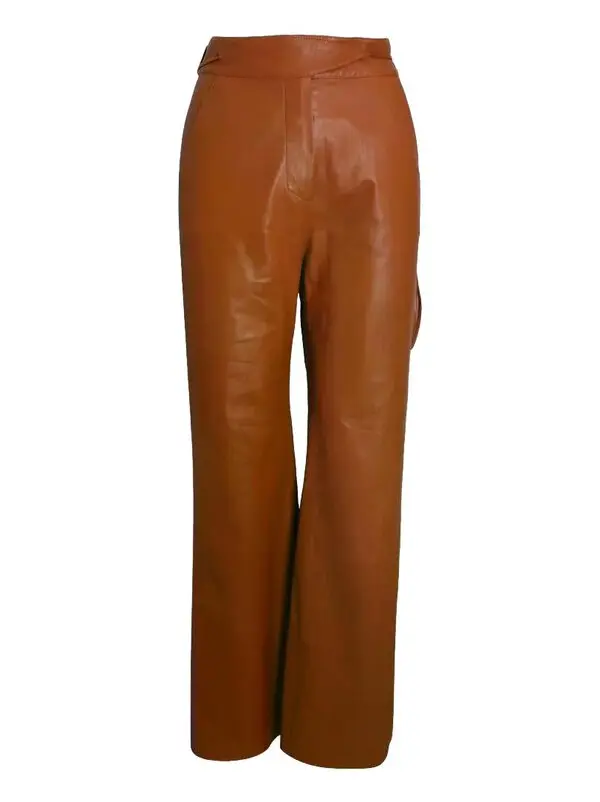 Nanushka Flared-leg Trousers - Brown
