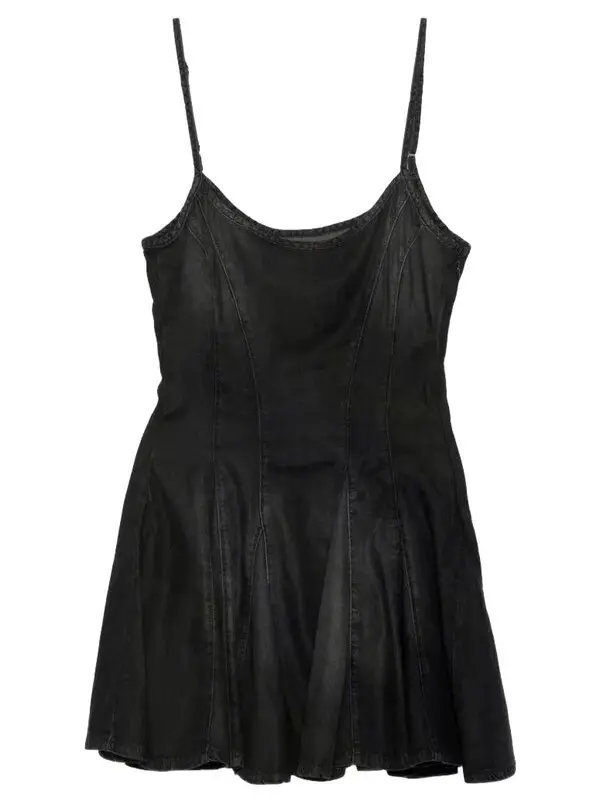DIESEL Paneled Sleeveless Dress - Black