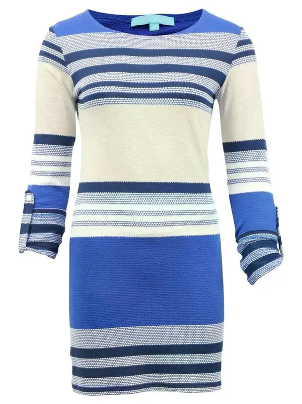Melissa Odabash Striped Mini Dress - Blue