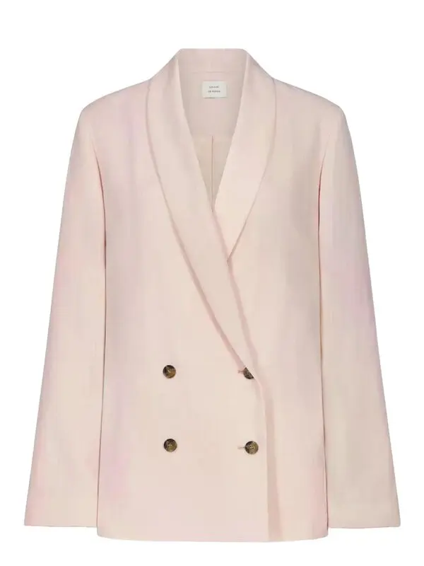 Loulou De Saison Minka Double-breasted Blazer - Pink
