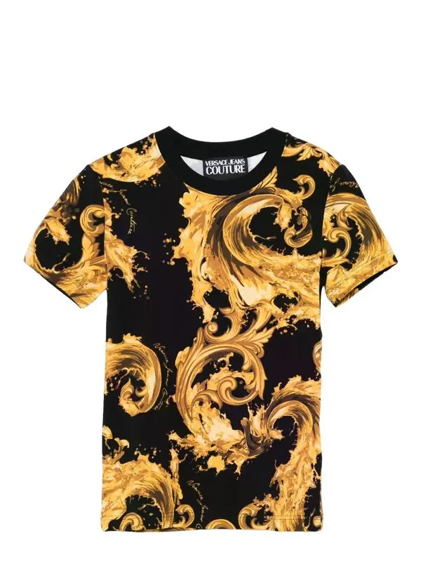 Versace Baroque Print T-shirt - Black